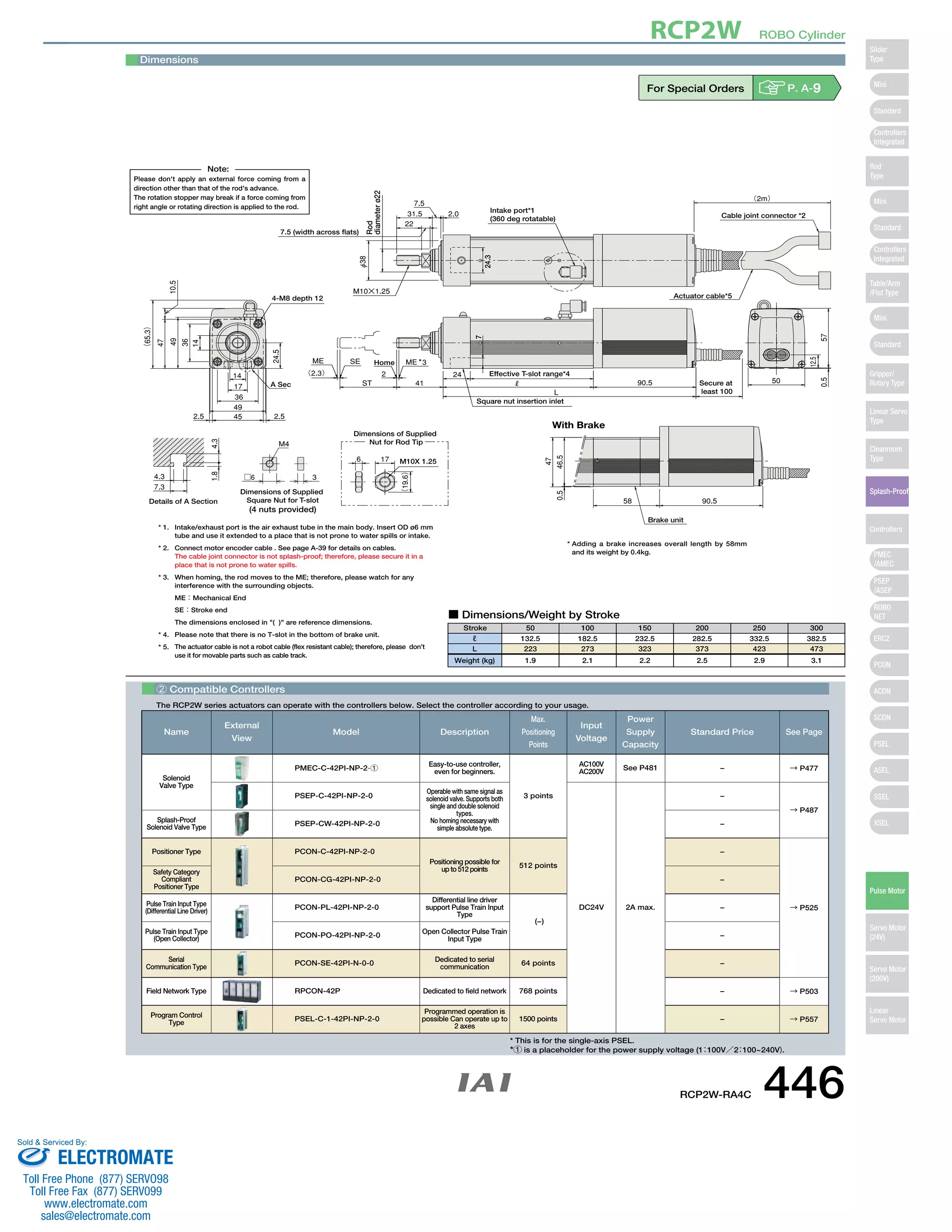 Iai rcp2 w_ra4c_specsheet | PDF