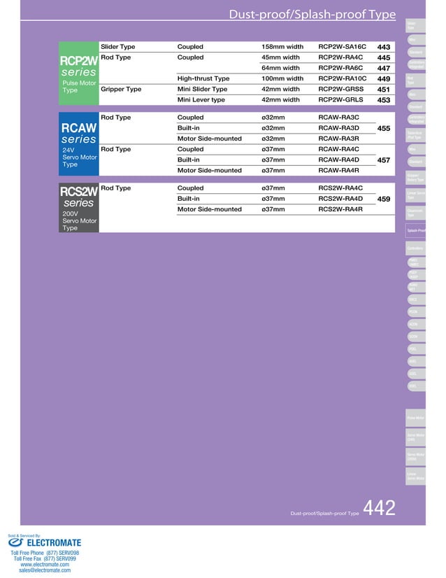 Iai rcp2 w_rcaw_rcsaw_specsheet | PDF