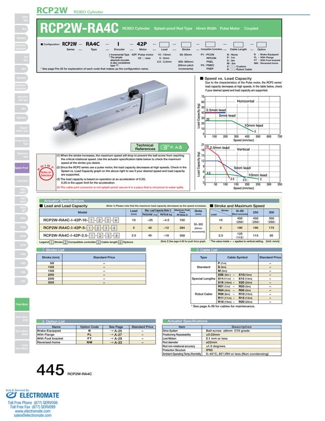 Iai rcp2 w_rcaw_rcsaw_specsheet | PDF