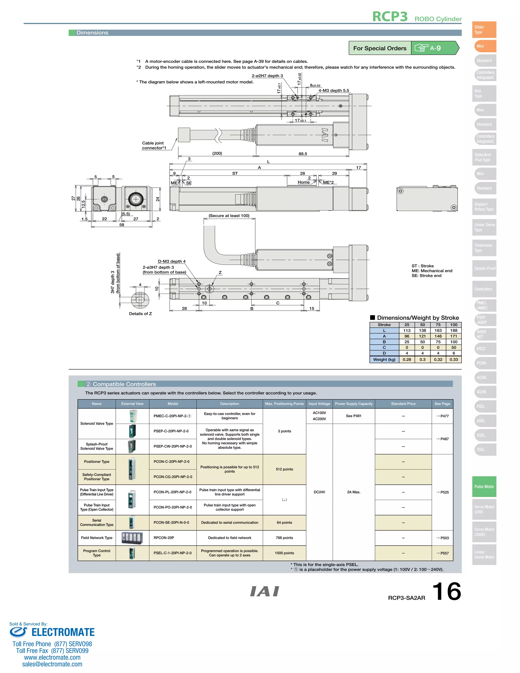 Iai rcp3 sa2_ar_specsheet | PDF