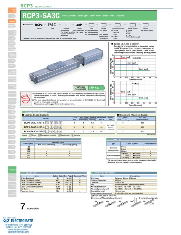 Iai rcp3 sa3_c_specsheet | PDF