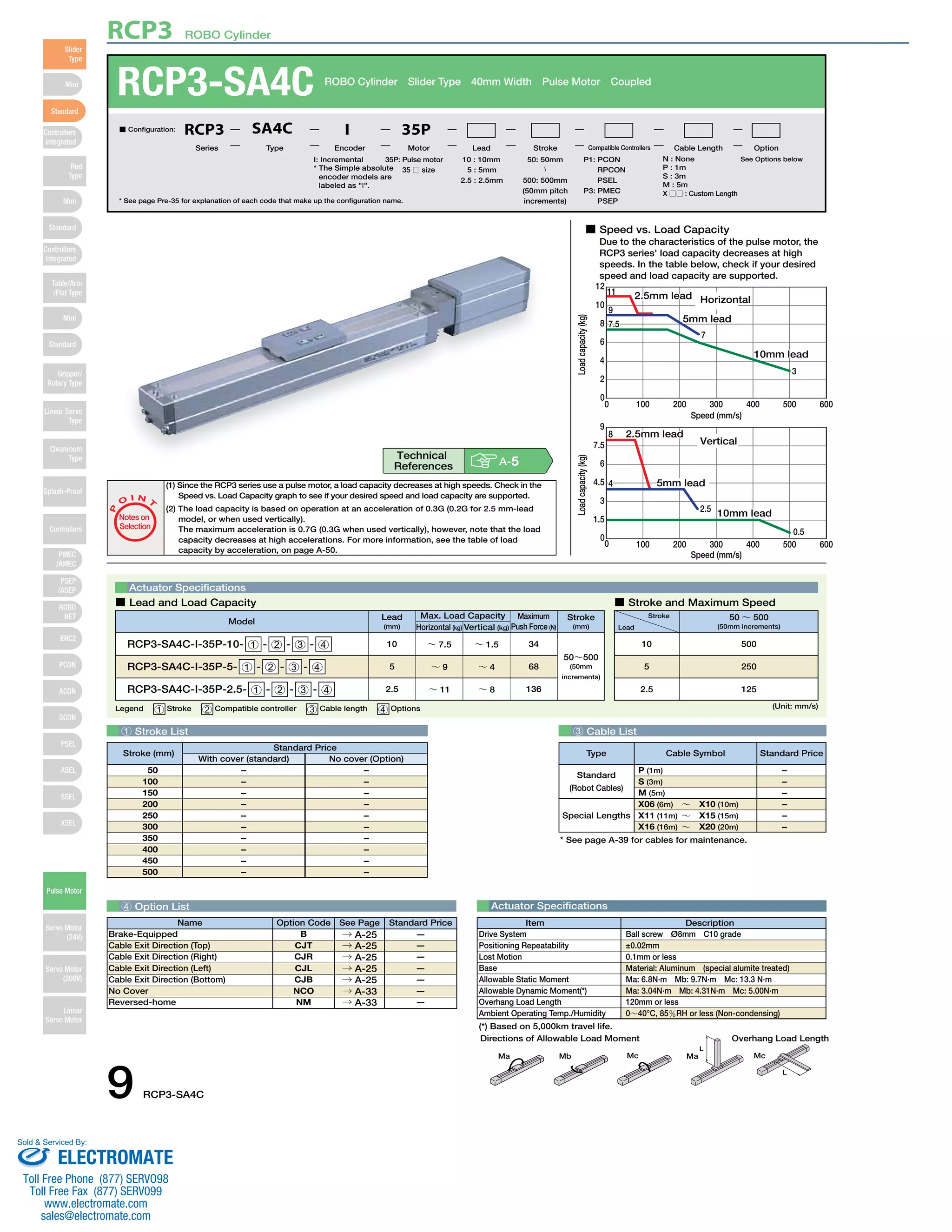 Iai rcp3 sa4_c_specsheet | PDF