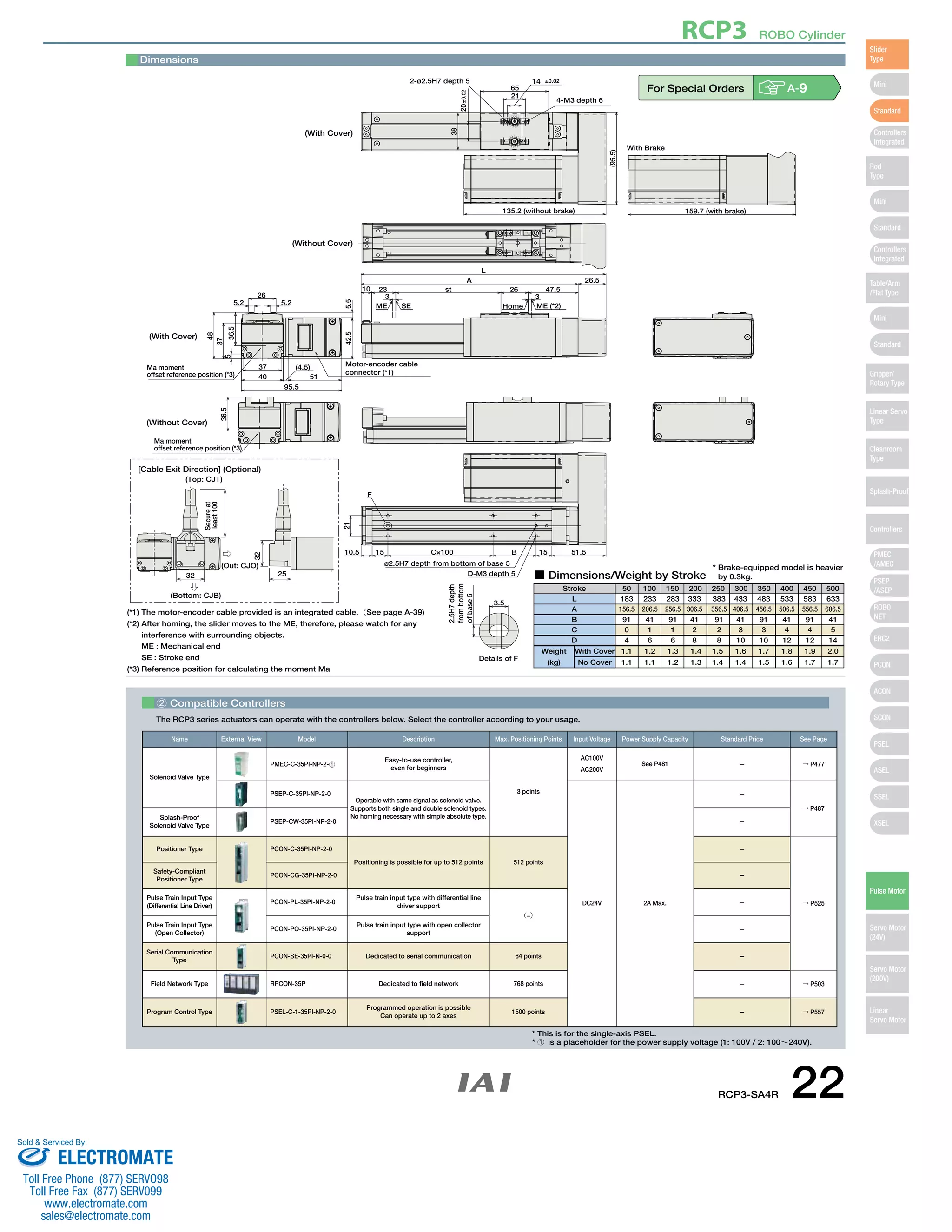 Iai rcp3 sa4_r_specsheet | PDF