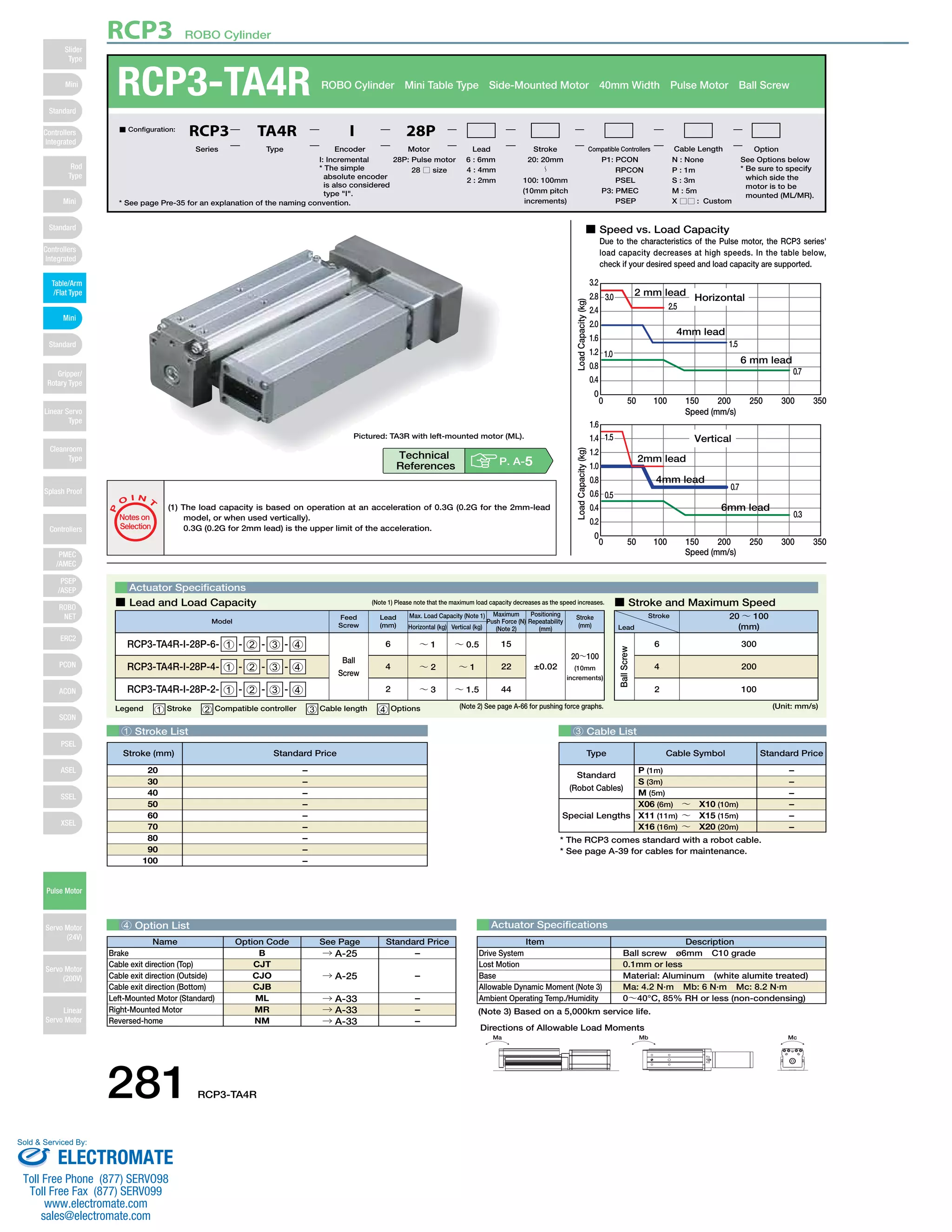 Iai rcp3 ta4_r_specsheet | PDF