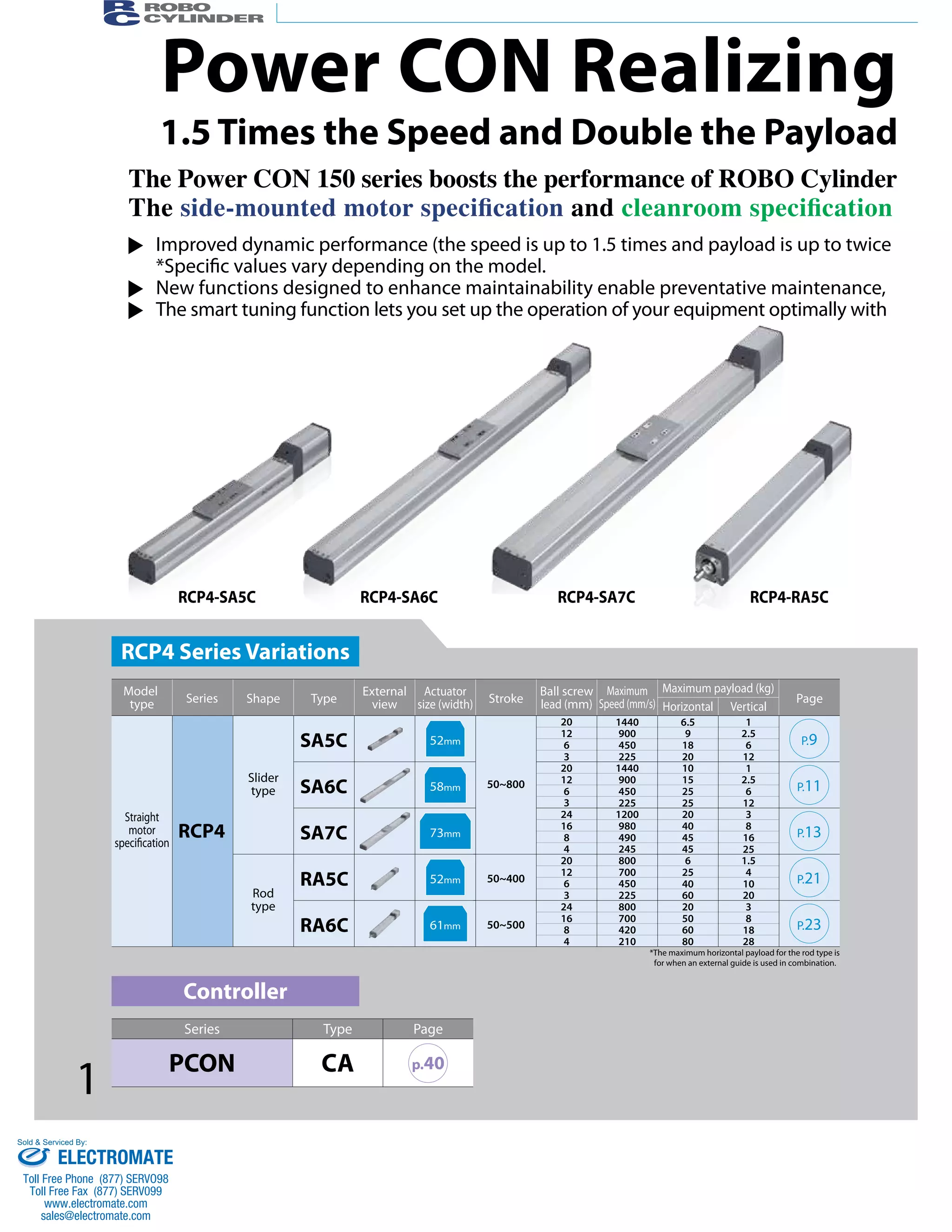 Iai rcp4 pcon-catalog | PDF