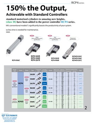 Iai rcp4 pcon-catalog | PDF