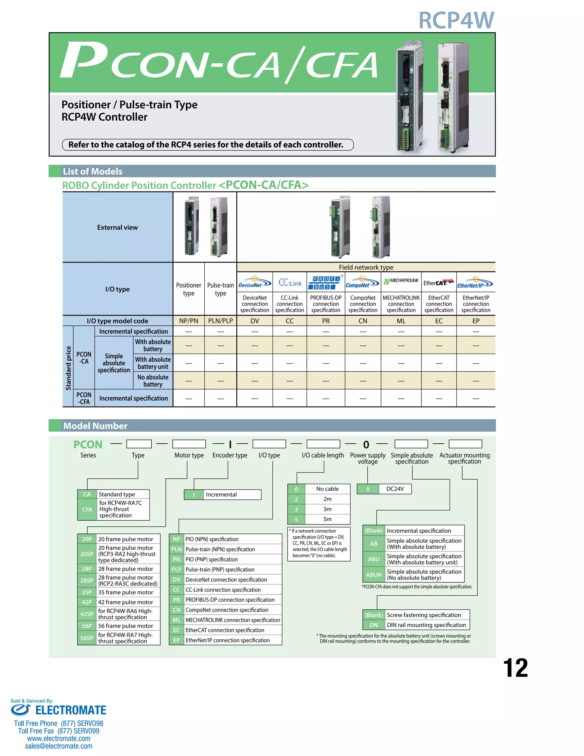 Iai rcp4 w-ra_specsheet | PDF