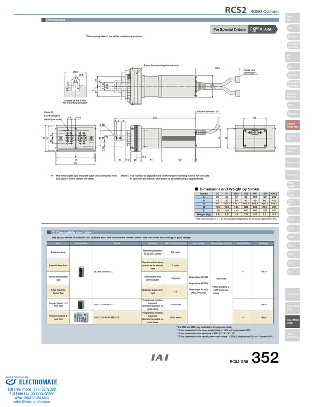 Iai rcs2 gr8_specsheet | PDF