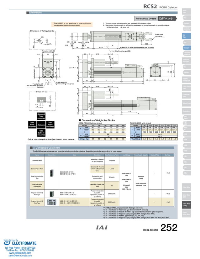 Iai rcs2 rgs5_c_specsheet | PDF