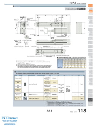Iai rcs2 sa4_r_1_specsheet | PDF