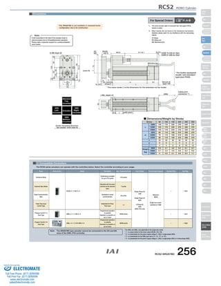 Iai rcs2 srgs7_bd_specsheet | PDF | Radio Control | Hobbies & Interests