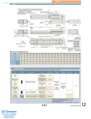 Iai rcs3 sa8_r_ss8r_specsheet | PDF