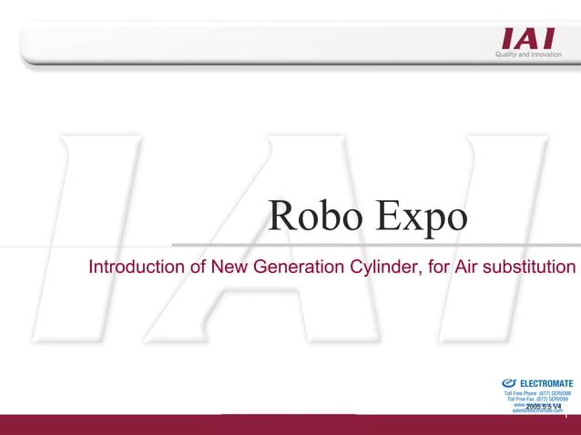 IAI robo expo presentation 2005 | PDF