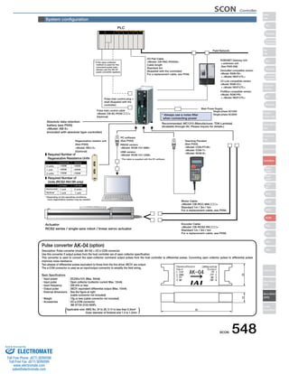 Iai scon controller_specsheet | PDF