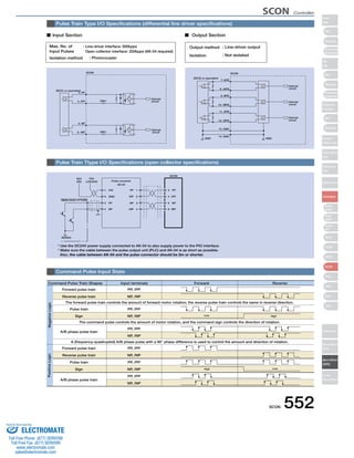 Iai scon controller_specsheet | PDF
