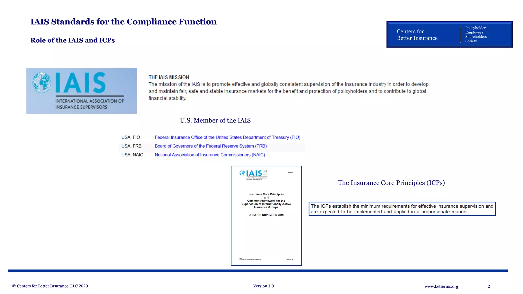 The Insurance Compliance Function - International Standards | PDF