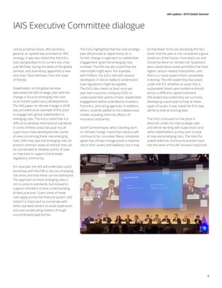 International Association of Insurance Supervisors (IAIS) strategic ...