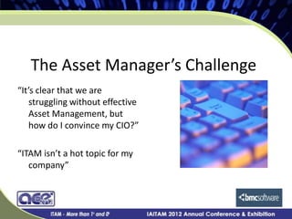 Benchmarking ITAM: Understand and grow your organization's IT Asset ...