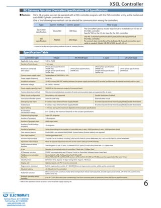 Iai xsel r_s_specsheet | PDF