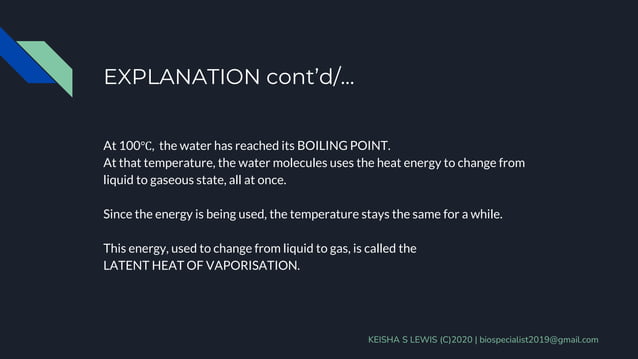 CSEC Science - Cooling Effects of Evaporation | PPTX