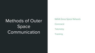 Communication in space | PPTX