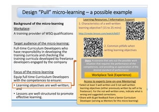 Designing micro-learning for the workplace | PDF