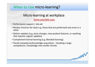 Designing micro-learning for the workplace | PDF