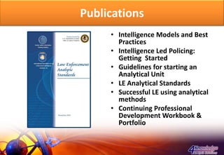 Pivotal role of Intelligence analysts in intelligence-led-policing | PPT