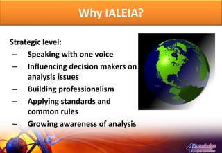 Pivotal role of Intelligence analysts in intelligence-led-policing | PPT