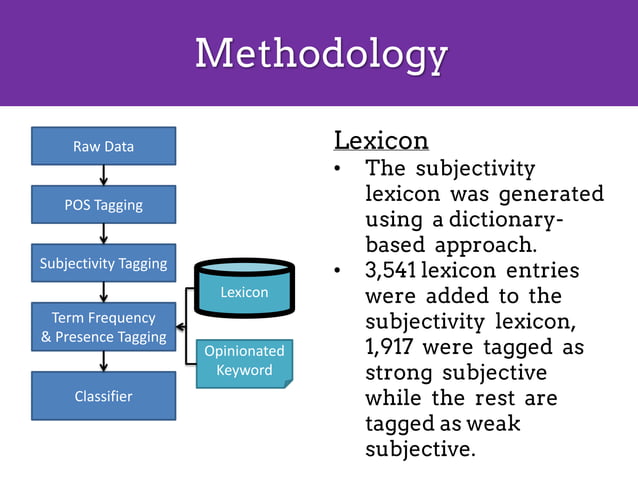 Ialp 2012 Feature Based Subjectivity Classification Of Filipino Text Pdf Technology
