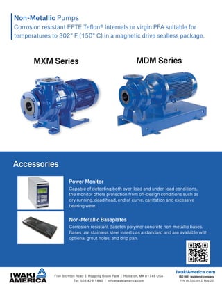 Metallic Centrifugal Magnetic Drive Pumps | PDF
