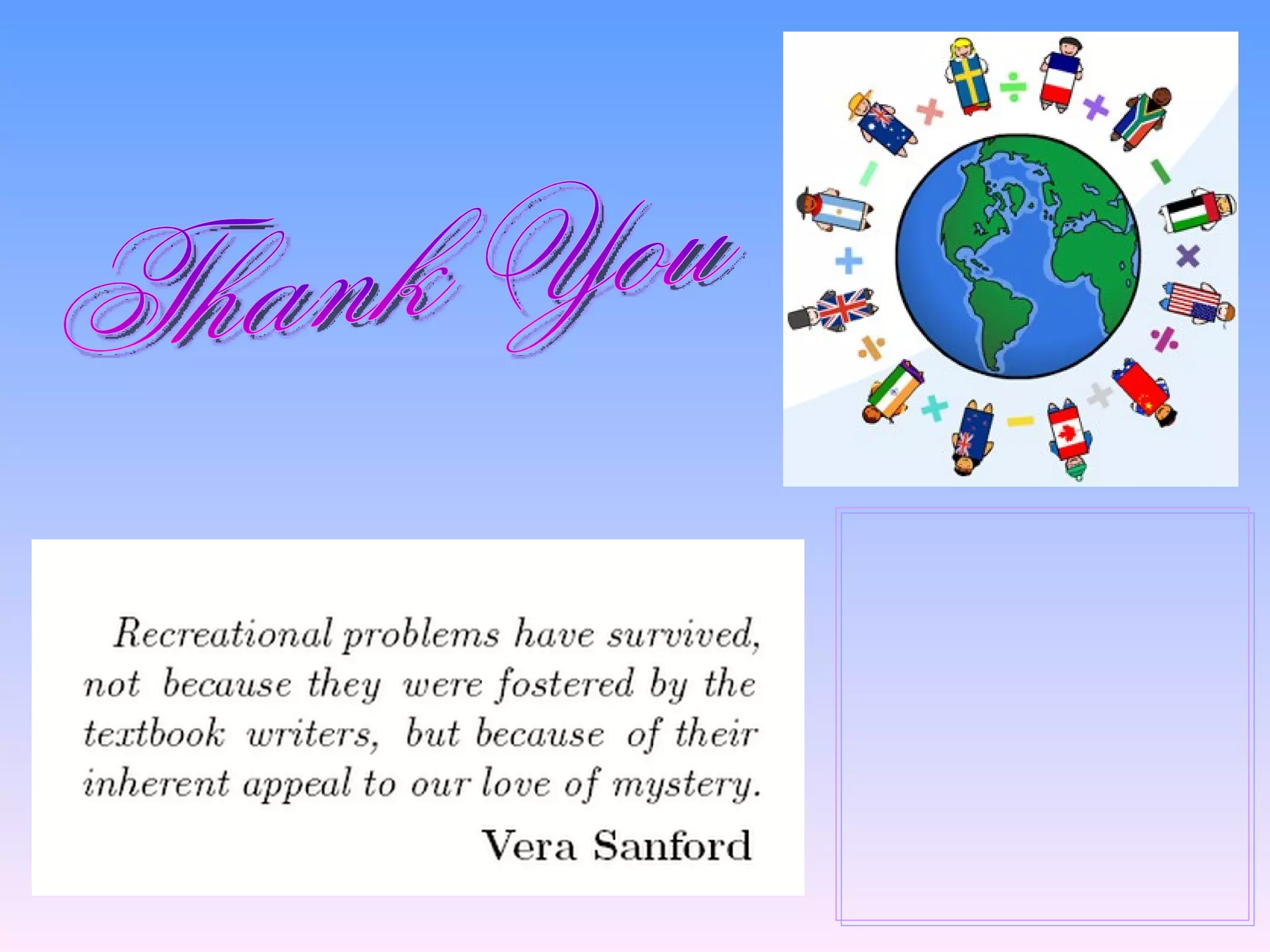 Recreational Mathematics | PPT