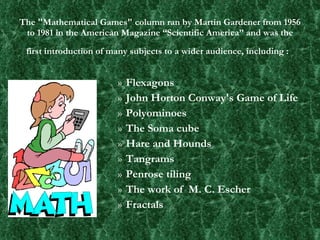 Recreational Mathematics | PPT