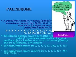 Recreational Mathematics | PPT
