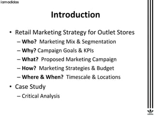 Retail Outlet Marketing Strategy | PPT
