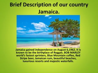I am a Jamaican Power Point documents About our Culture | PPTX