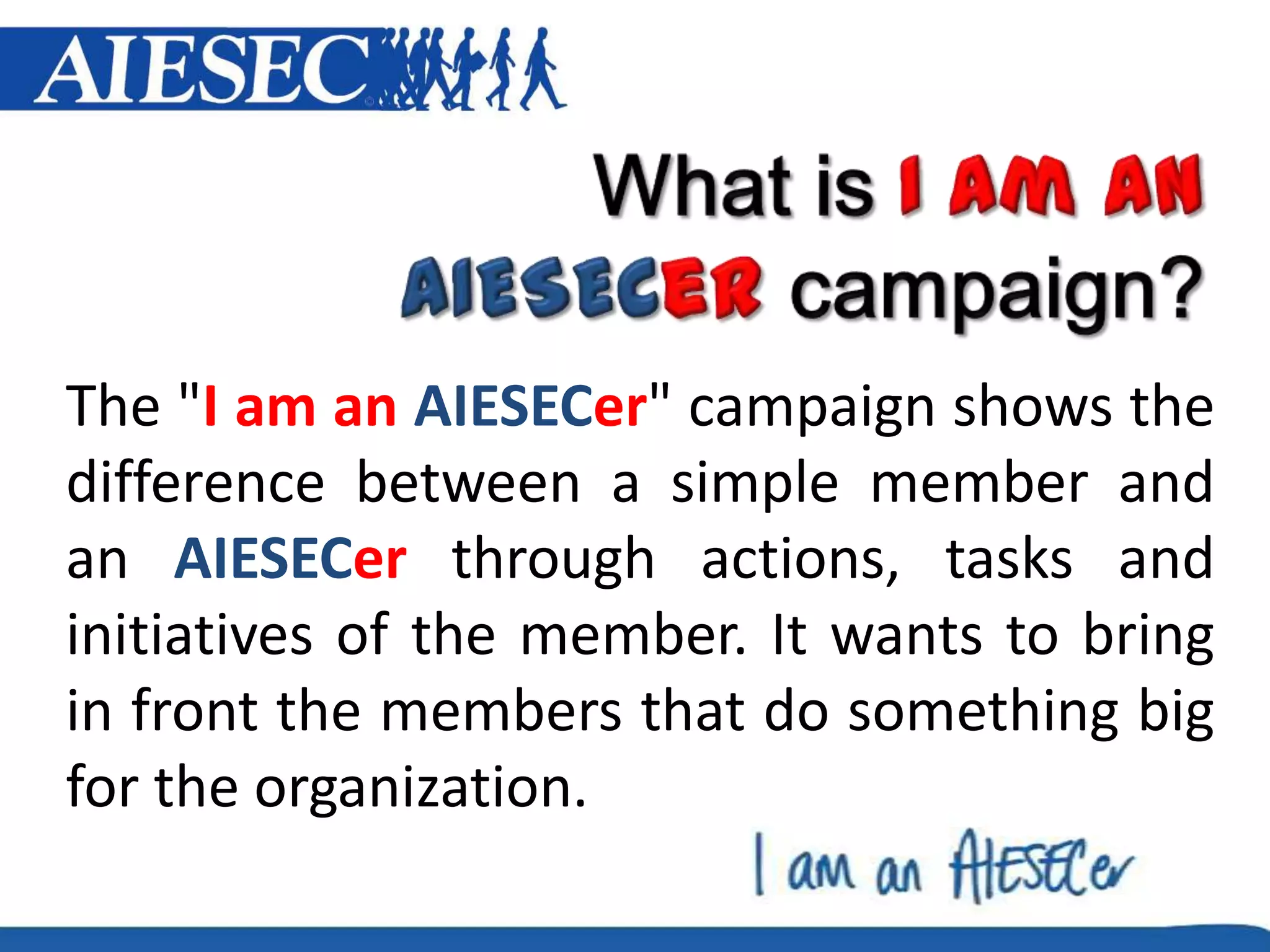 I am an aiese cer | PPTX