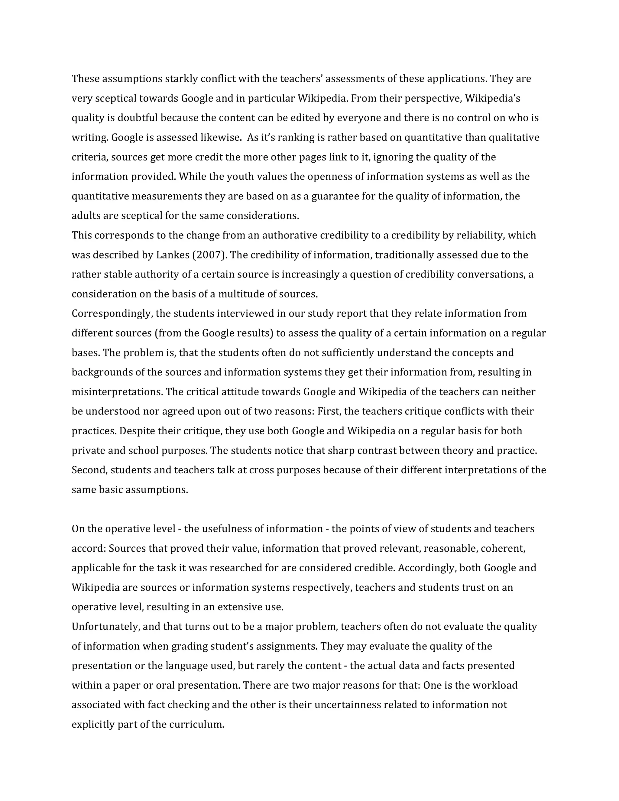 Reliablity vs Authority, IAMCR Paper | PDF