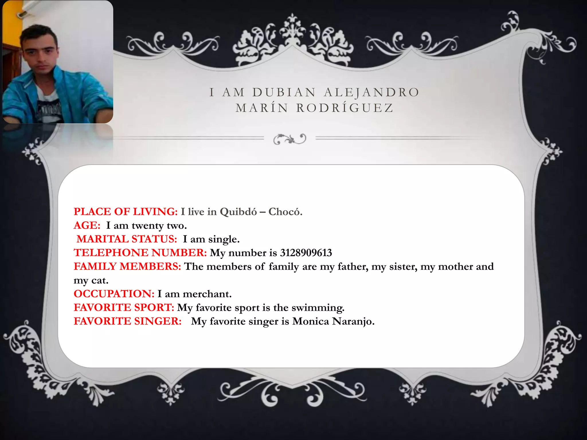 MY NAME IS DUBIAN MARIN - UNAD | PPTX