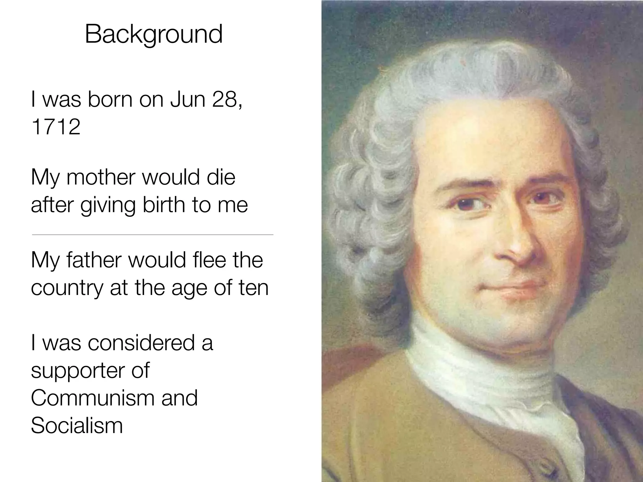 I Am An Enlightenment Thinker - Rousseau | PPT