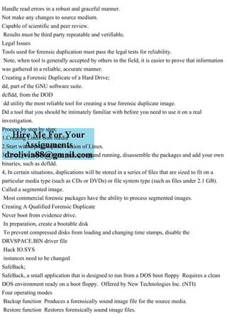 iam giving you entire process of forensc duplication;the response.pdf