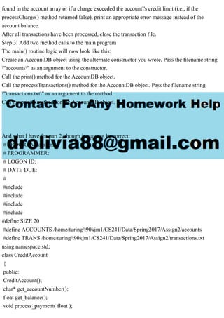 I am having trouble writing the individual files for part 1, which i.pdf