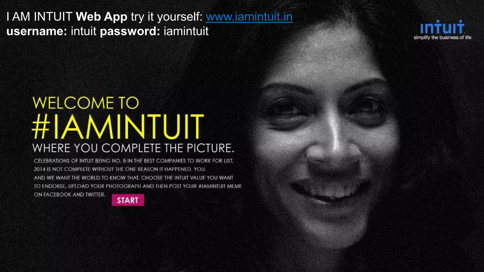 I Am Intuit - An employer branding campaign | PPTX