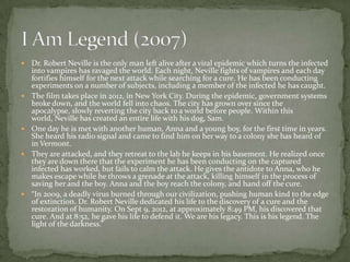 I Am Legend | PPTX