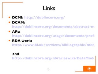 DCMI Introduction, IAML | PPT