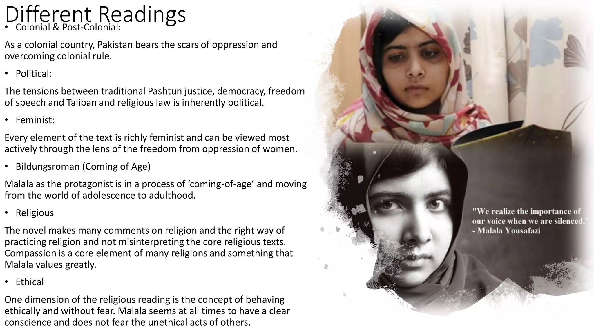 I am malala annotation guide | PPTX