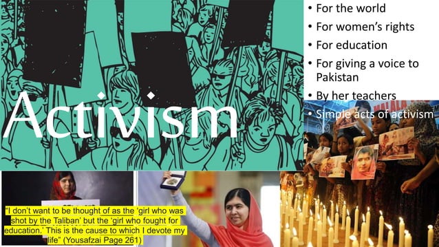 I am malala annotation guide | PPTX