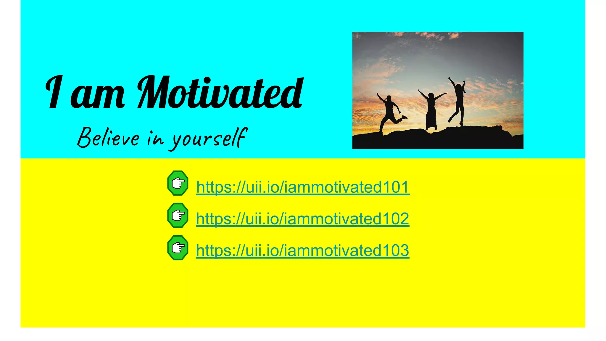 I am motivated | PDF