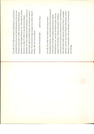 I am my_own_wife_1 | PDF