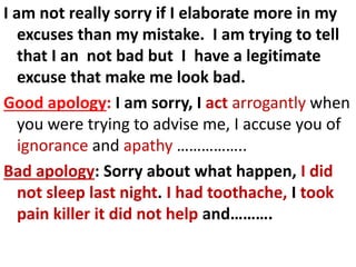 How do we know if a person is genuinely sorry? | PPTX